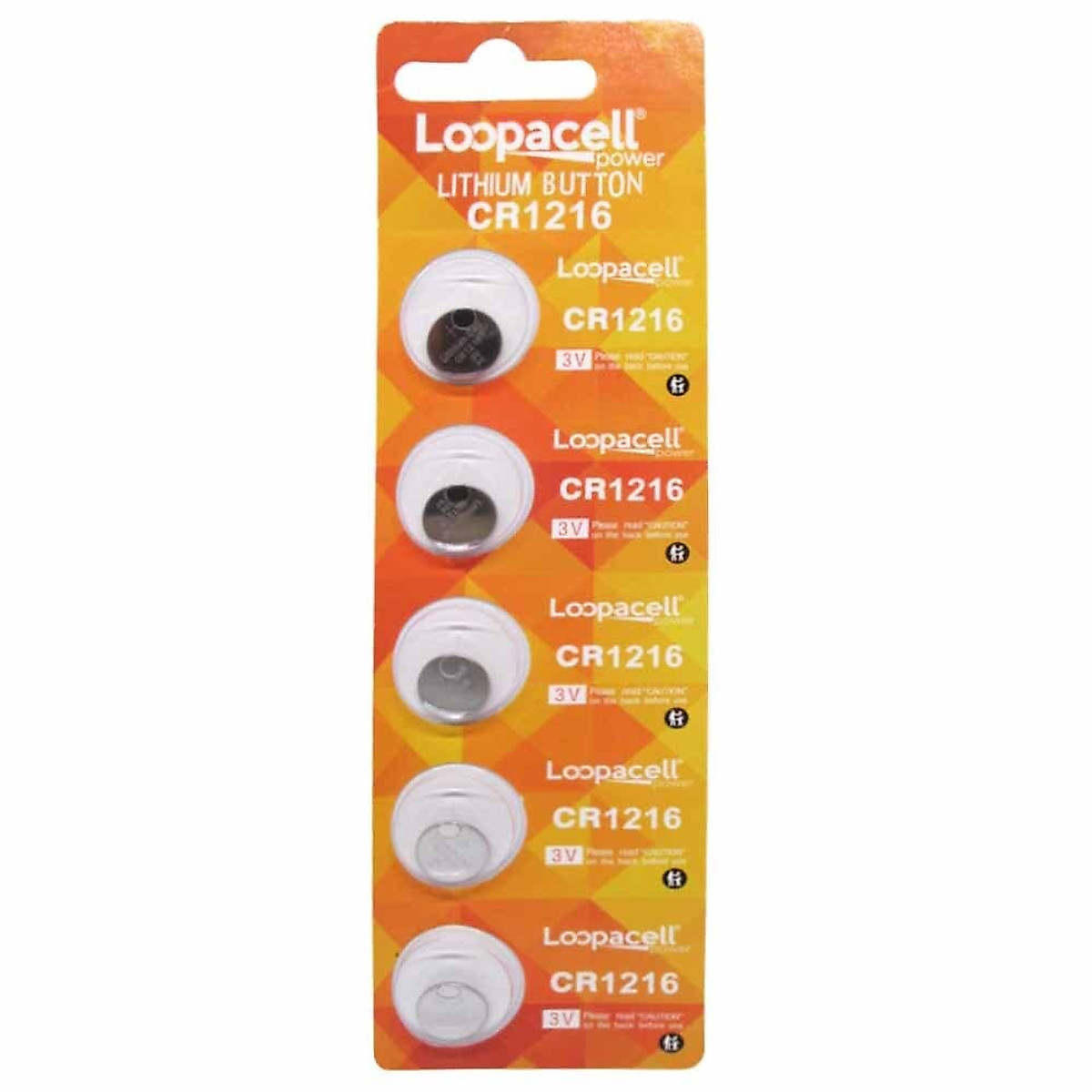 LOOPACELL 20 Pk Lithium Coin Battery 3v for Keyless Entry and Remote Controls CR1216