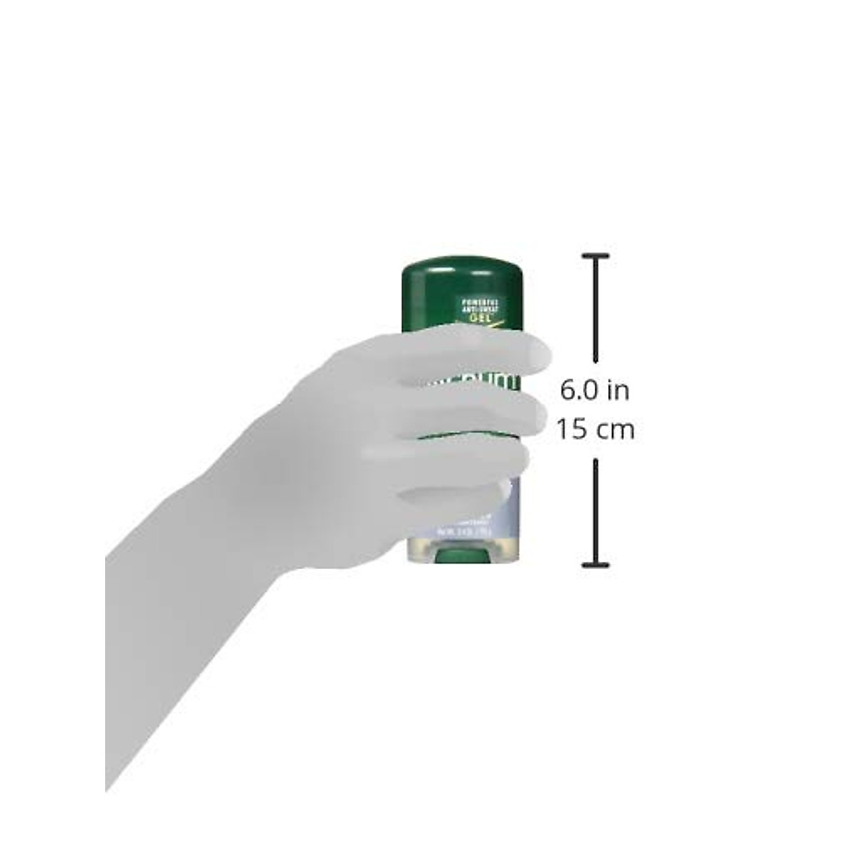 Mitchum Antiperspirant Deodorant Stick for Men, Triple Odor Defense Gel, 48 Hr Protection, Dermatologist Tested, Alcohol Free, Unscented, 3.4 oz, green