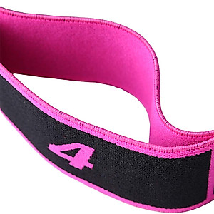 Idiytip Latin Stretch Band Dance Stretching Straps Elastic Band for Gym Yoga Fitness Dancer Gymnastics Exercise,rose Red