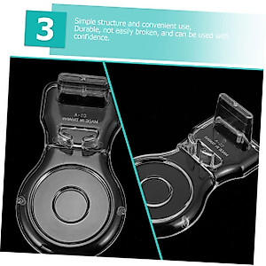 ORFOFE 2Pcs Acrylic Cup Display Rack Transparent Saucer Display Stand for Countertop Glass Cup Holder and Cup and Saucer Display Stand Stylish Organizer for Home and Kitchen