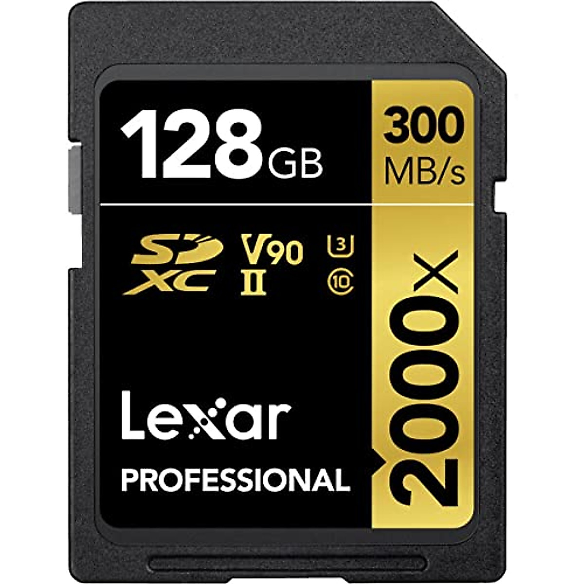 Lexar Professional 2000x 128GB SDXC UHS-II Memory Card, 2-Pack