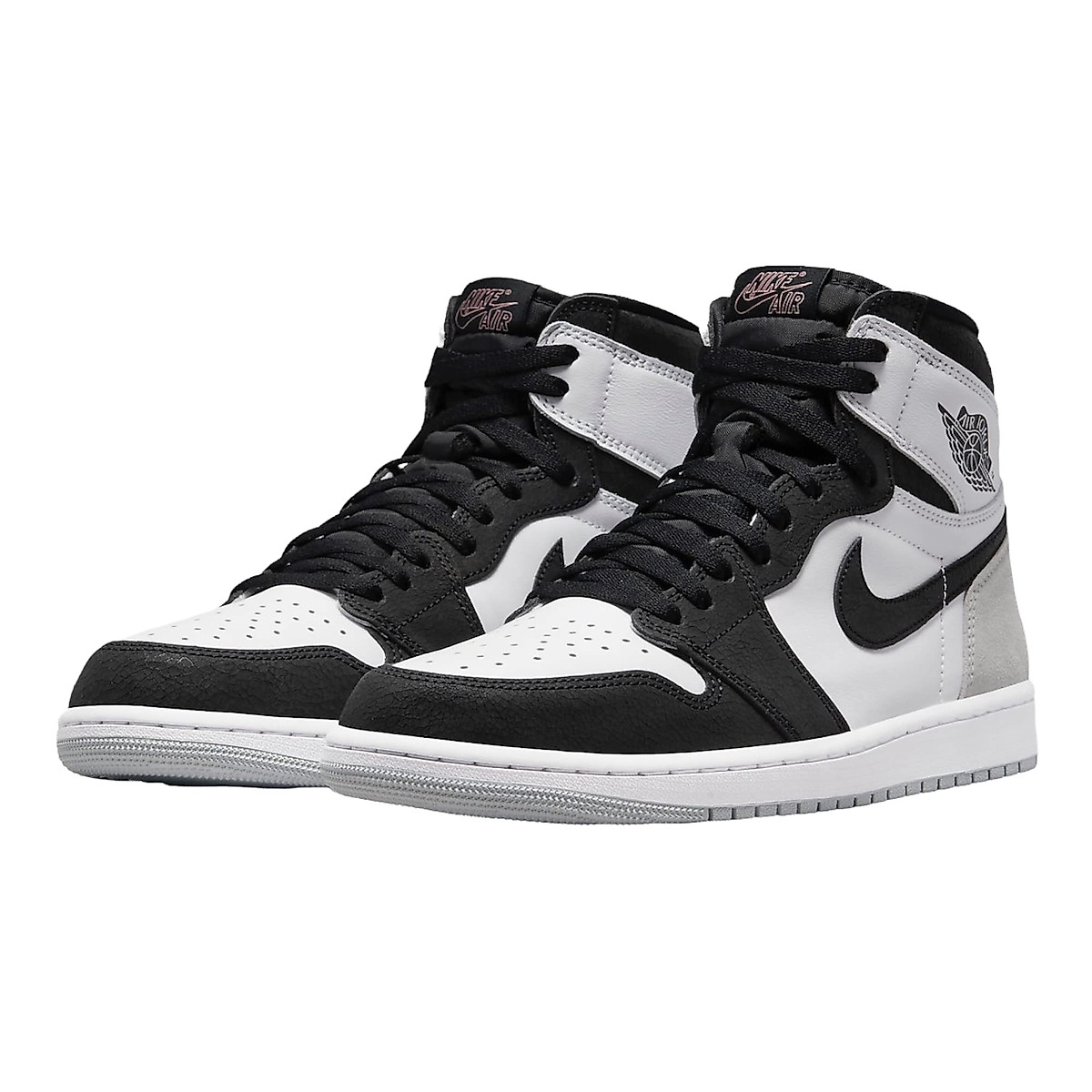 Jordan Nike Men's Air 1 High Retro OG 'Brotherhood' Basketball Shoes, White/Black-grey Fog-bleached, 10.5