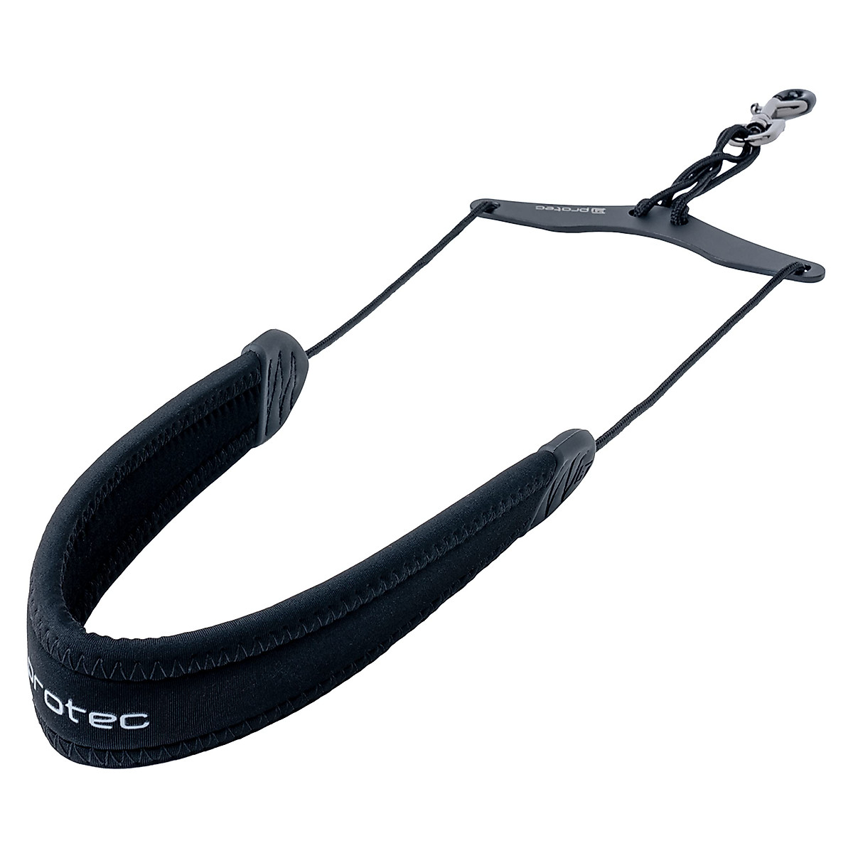 Pro-Tec 22-Inch Neoprene Saxophone Neck Strap with Comfort Bar - Black (Model NB310M)