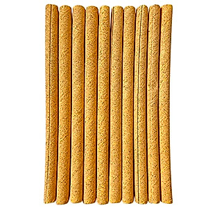 Ruby Pet Bird Perch Covers - 10 Count of Sanded Gravel Paper Accessories for Parakeets, Finches, and Canaries