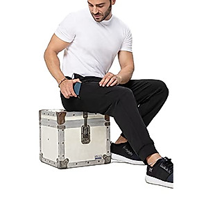 Chef Works Unisex Jogger 2.0 Chef Pants, Black, Large