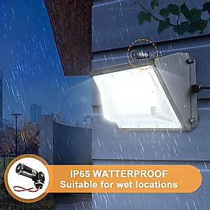 Outdoor Conduit Lighting Control with Photocell and Swivel Mount Photoelectric Switch for Wall Packs, Shoebox Porch Lights 120-277V Photocell (2 Pack)