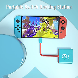 Switch Charger for Nintendo Fast Charger Cable + Portable Switch TV Dock Adapter Deal Bundle Off