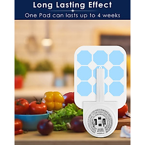 PACETAP 18 Pack Replacement Glue Boards for Dynatrap DT3005W Dot and Safer Home SH502, Indoor Outdoor Dynatrap Refills Glue Card, Sticky Refillable Glue Boards for Dynatrap