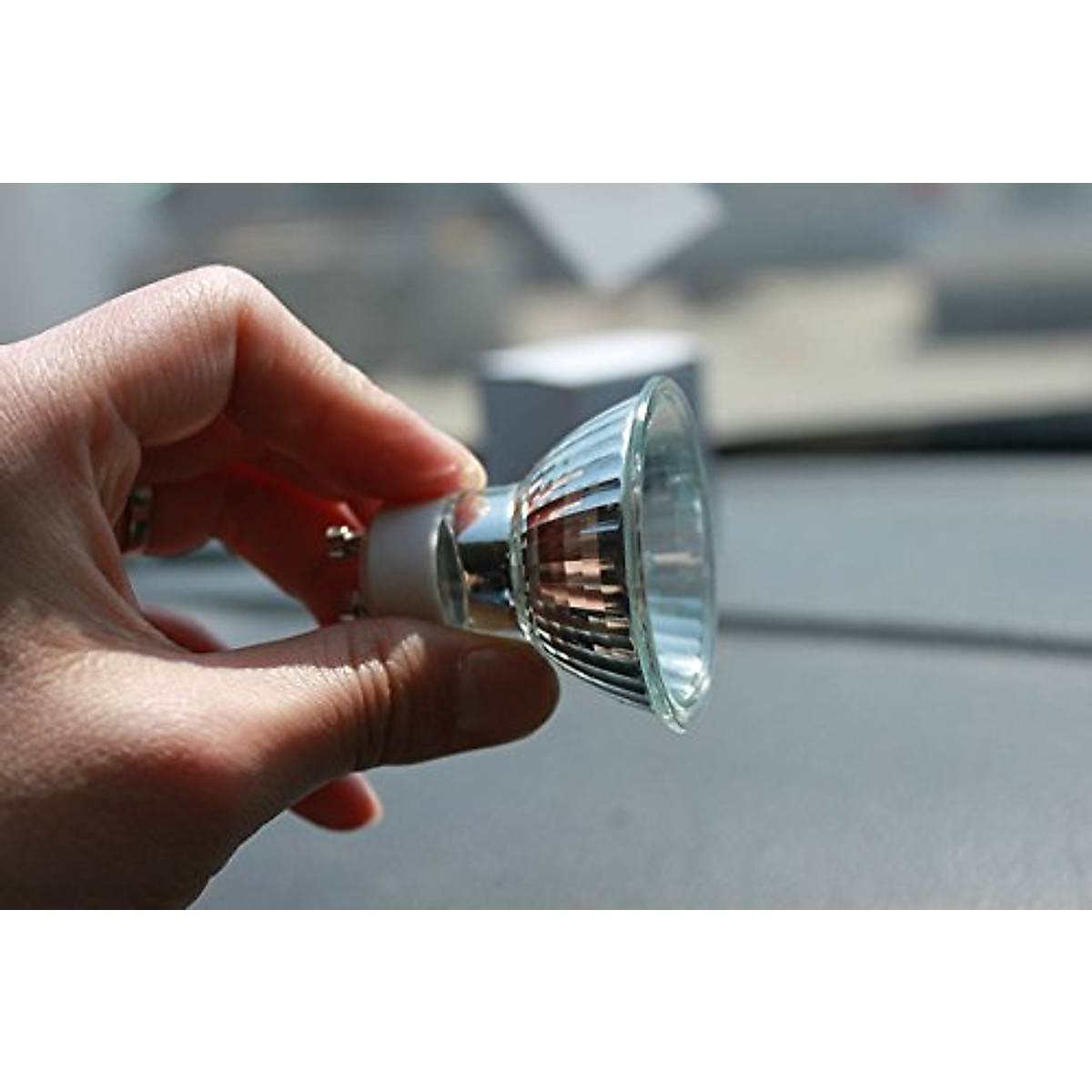 CTKcom 20W MR16 Halogen Light Bulbs GU10 Base(6 Pack)- 120Volt 20Watt MR16 Halogen Lamp with UV Glass Cover Spotlight Flood Light Bulb,Halogen Reflector Fiber Optic Bulb 2000 Life Hours GU10 120V 20W