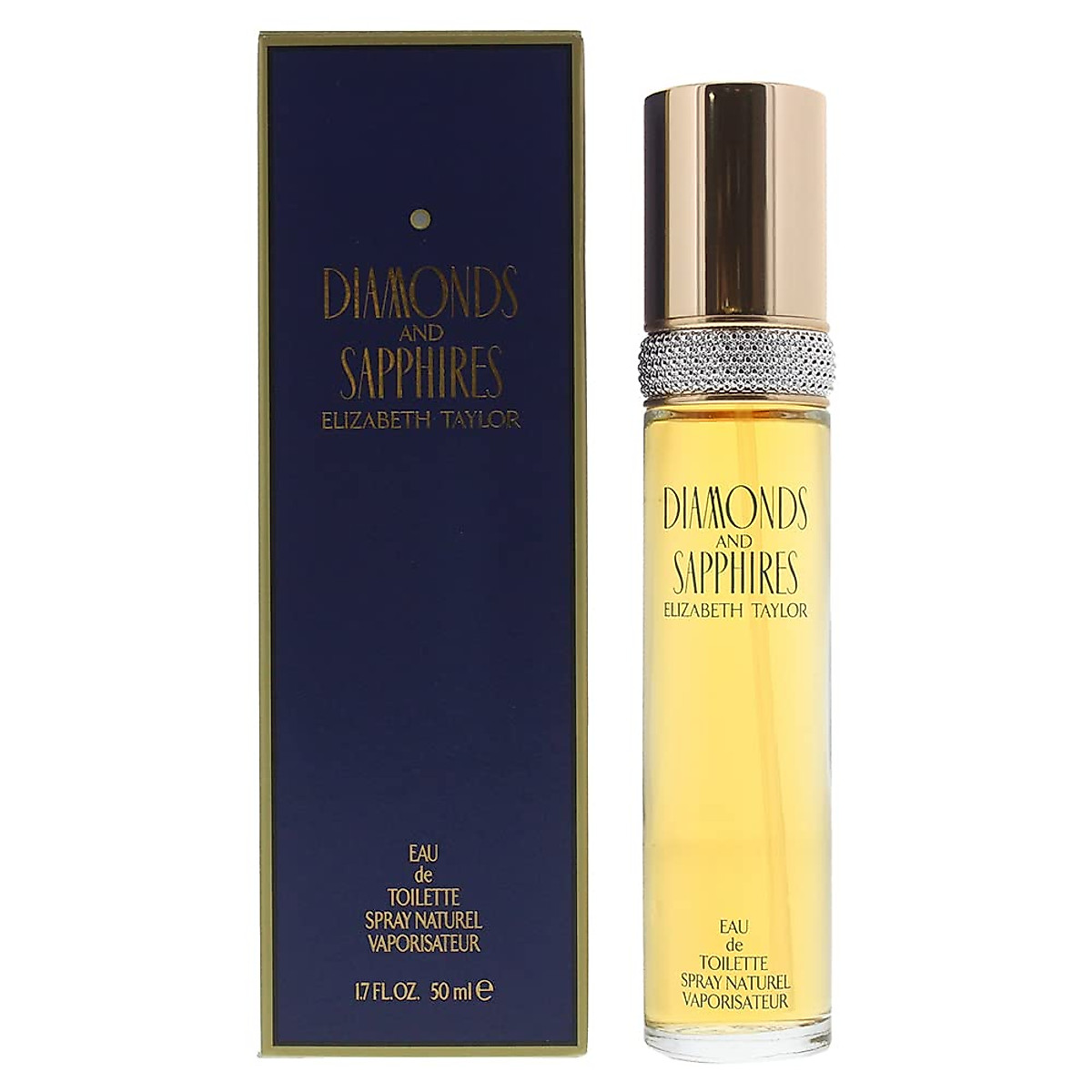 Elizabeth Taylor (elk2h) Diamonds & Sapphires Eau De Toilette Spray 1.7 Oz/ 50 Ml for Women By Elizabeth Taylor, 1.7 Fl Oz