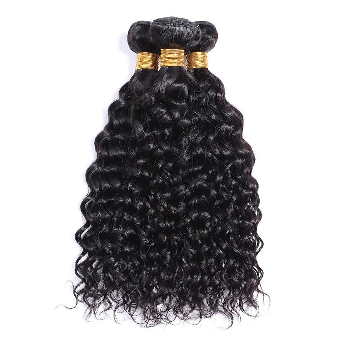 FW Hair 8A Brazilian Water Wave Bundles 14 16 18 20inches Unprocessed Water Wave Human Hair Bundles Brazilian Water Wave Virgin Hair Bundles Natural Color