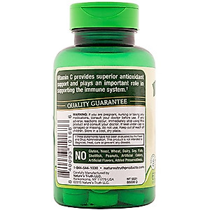 Nature's Truth Vitamin C 500 mg Chewable with RH Tabs, 60 Count (Pack of 3)