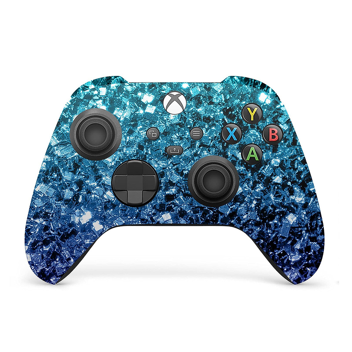 Head Case Designs Officially Licensed PLdesign Aqua Blue Art Mix Vinyl Sticker Gaming Skin Decal Cover Compatible With Xbox Series X Console and Controller Bundle