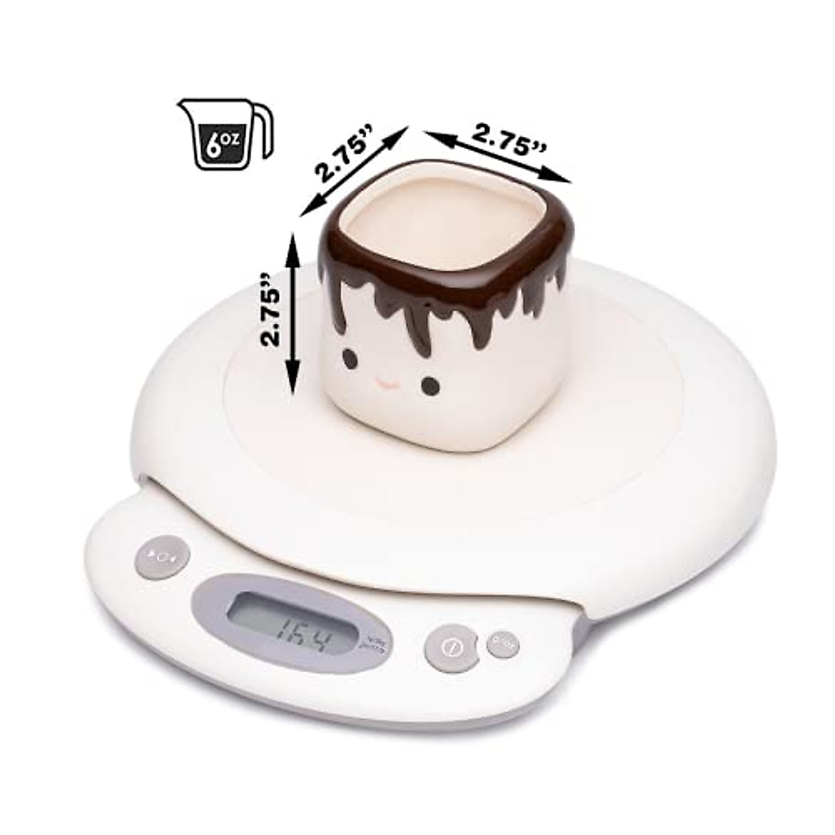 Hawaii Will Always Be Home Cute Marshmallow Shaped Mugs Ceramic Hot Chocolate Cup Hot Chocolate Mugs Milk Cocoa Christmas Funny Coffee Mug Mothers Day Gift 6oz