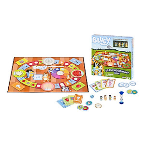 Bluey Scavenger Hunt Game. A Fun Board Game Full of Fun Activities to Perform, Things to Find and Questions to Answer