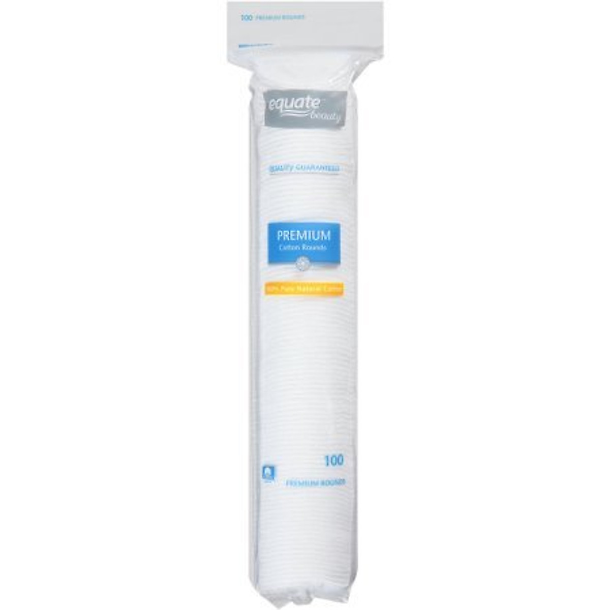 Equate Beauty Premium Cotton Rounds Facial Pads - 100ct Premium Rounds