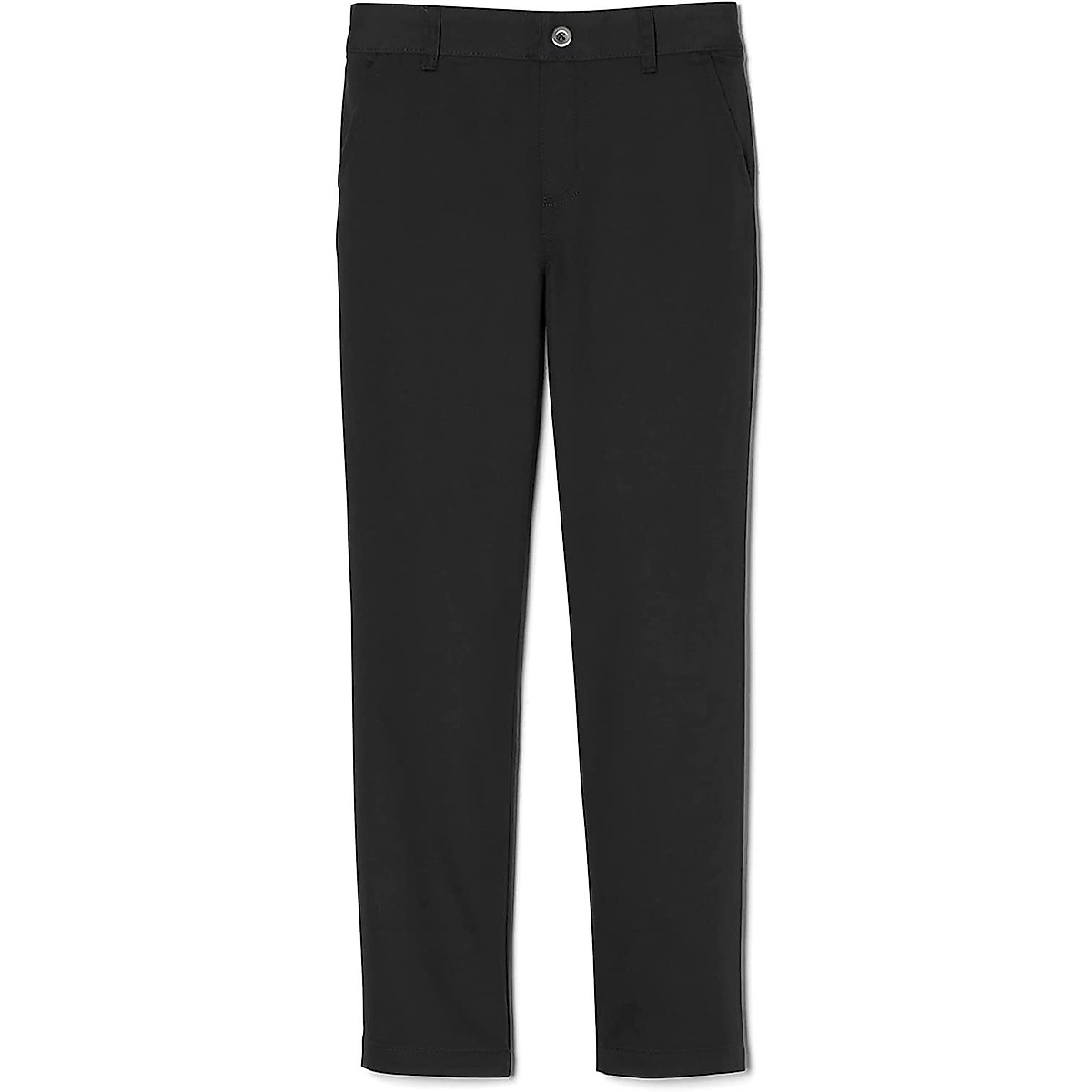 French Toast girls Pull-on Twill (Standard & Plus) Pants, School Uniform Black, 16 US