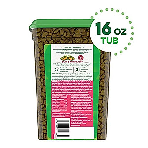 Greenies Feline SMARTBITES Skin & Fur Crunchy and Soft Textured Adult Natural Cat Treats, Salmon Flavor, 16 oz. Tub