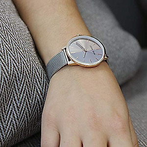 Nine West Women's Sunray Dial Mesh Bracelet Watch