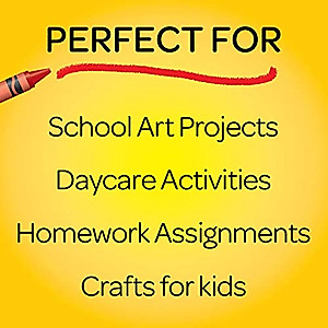 Crayola Crayons, 16 Count Pack, Assorted Colors, Art Supplies for Kids, Ages 4 & Up