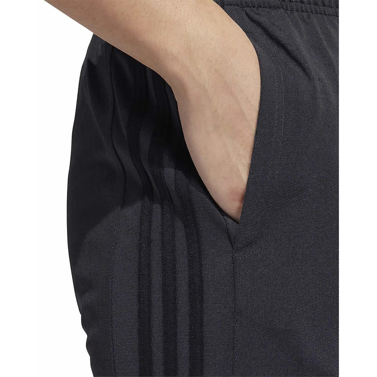 adidas Mens Midweight Essential Tricot Zip Track Pants (as1, Alpha, l, Regular, Regular, Carbon/Black)