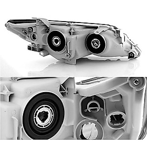 HH Building 2pcs Headlight Front Left Right Driver Passenger Side Smoked Lens Black Housing Projector Headlights Lamps 5_HD-JH-TCAM12-AM-BSM 8115006470 TO2502211