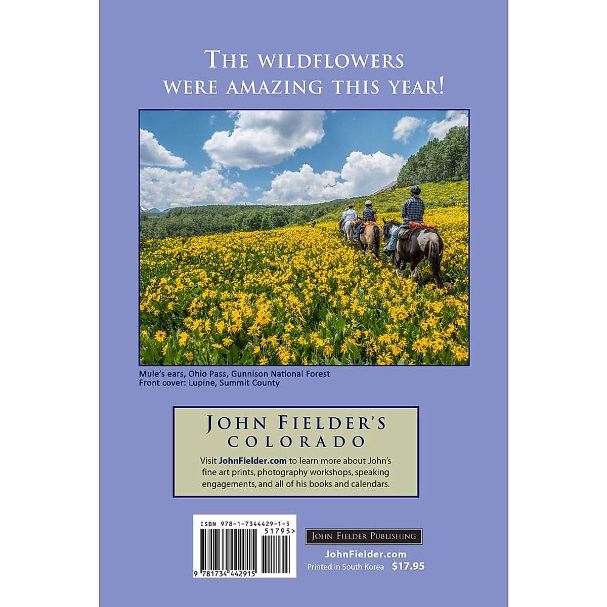 John Fielder's Colorado 2021 Scenic Engagement Calendar