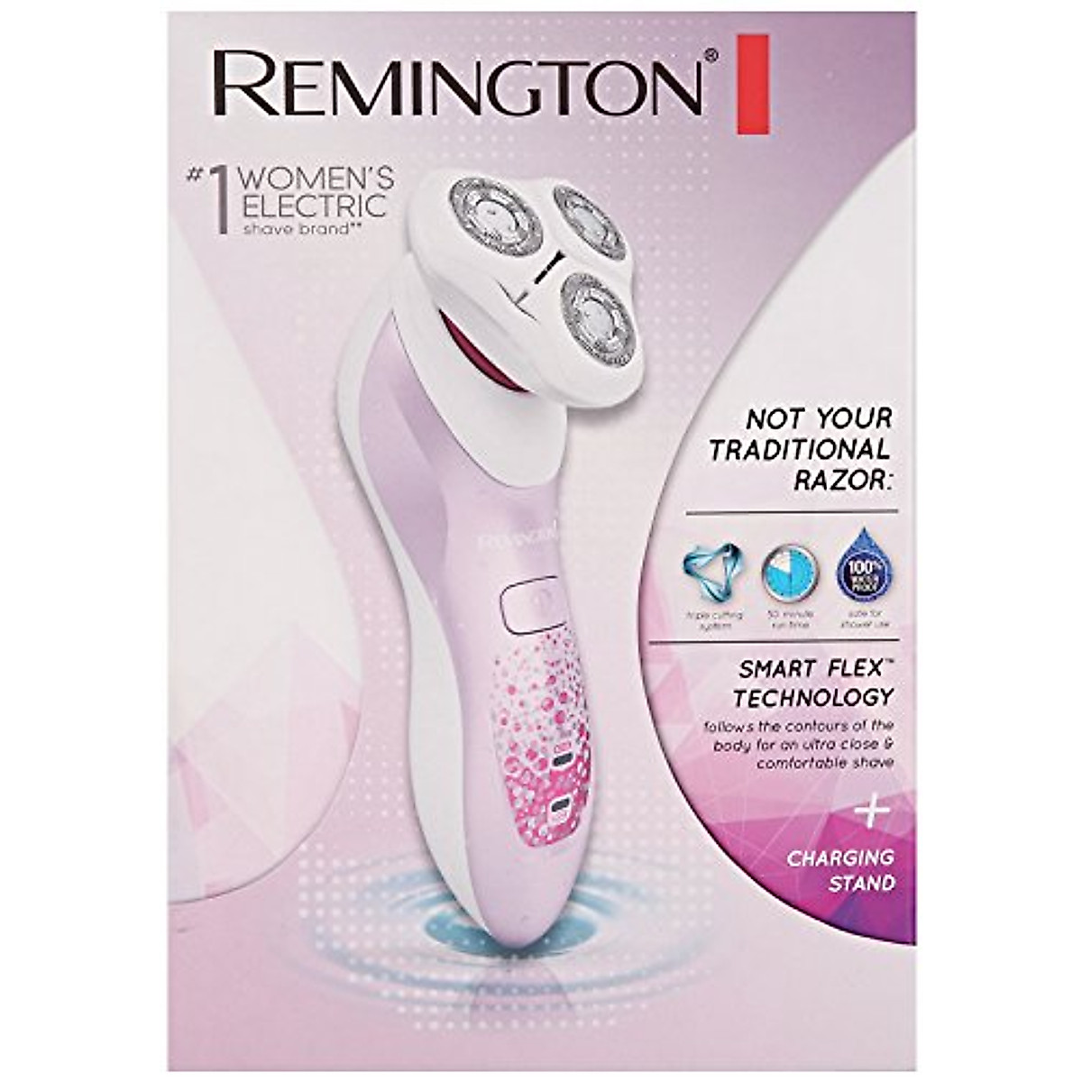 Remington WR5100 Women's Rotary Shaver, Pink