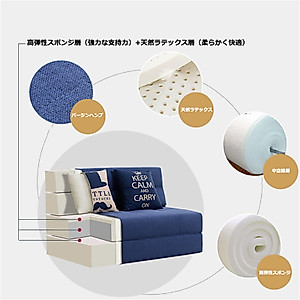 UsmAsk Sofa Bed Single Seat Chair 2 Seats Folding Reclining Sofa 2 Seats Ning Sofa Low Bed Mattress Sofa Bed Compact Floor Sofan,Light Gray,72×76×72cm (Dark Gray 72×76×150cm)