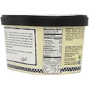 Alden's, Organic Vanilla Bean Ice Cream, 48 oz (Frozen)