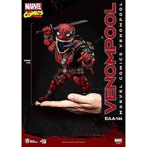 Beast Kingdom Marvel Comics: Venompool EAA-144 Egg Attack Action Figure, Multicolor