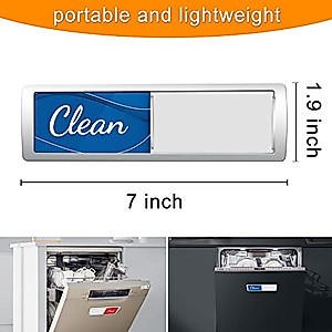 Clean Dirty Magnet for Dishwasher, Dishwasher Magnet Clean Dirty Sign, Super Strong Fridge Magnets, MUZPZ Dirty Clean Dishwasher Magnet Indicator for Kitchen Organization and Storage