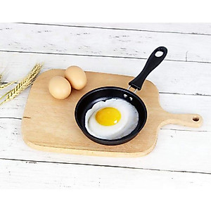 Sun Terriory Frying Pan One Egg Pancake Round Mini Non Stick Fry Pan 4.7-inch mini cast iron skillet