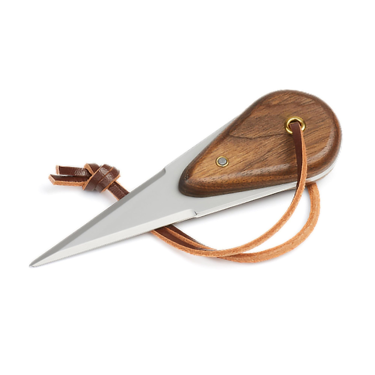 Outset Oyster Shucking Set, Includes Oyster Knife and Leather Hand Guard