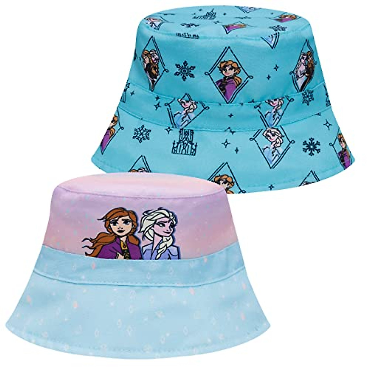 Disney Toddler Bucket Hat for Girls, Baby Girl Bucket Hat, Toddler Bucket Cap with Frozen, Minnie & Princess, Toddler Hat