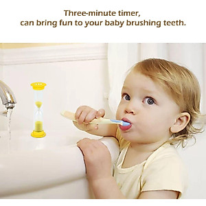 Sand Timer 6 Colors Hourglass Sandglass Sand Clock Timer 30sec / 1min / 2mins / 3mins / 5mins / 10mins (Pack of 6). for Classroom Game Home Office, Toothbrush Timer for Children Kids