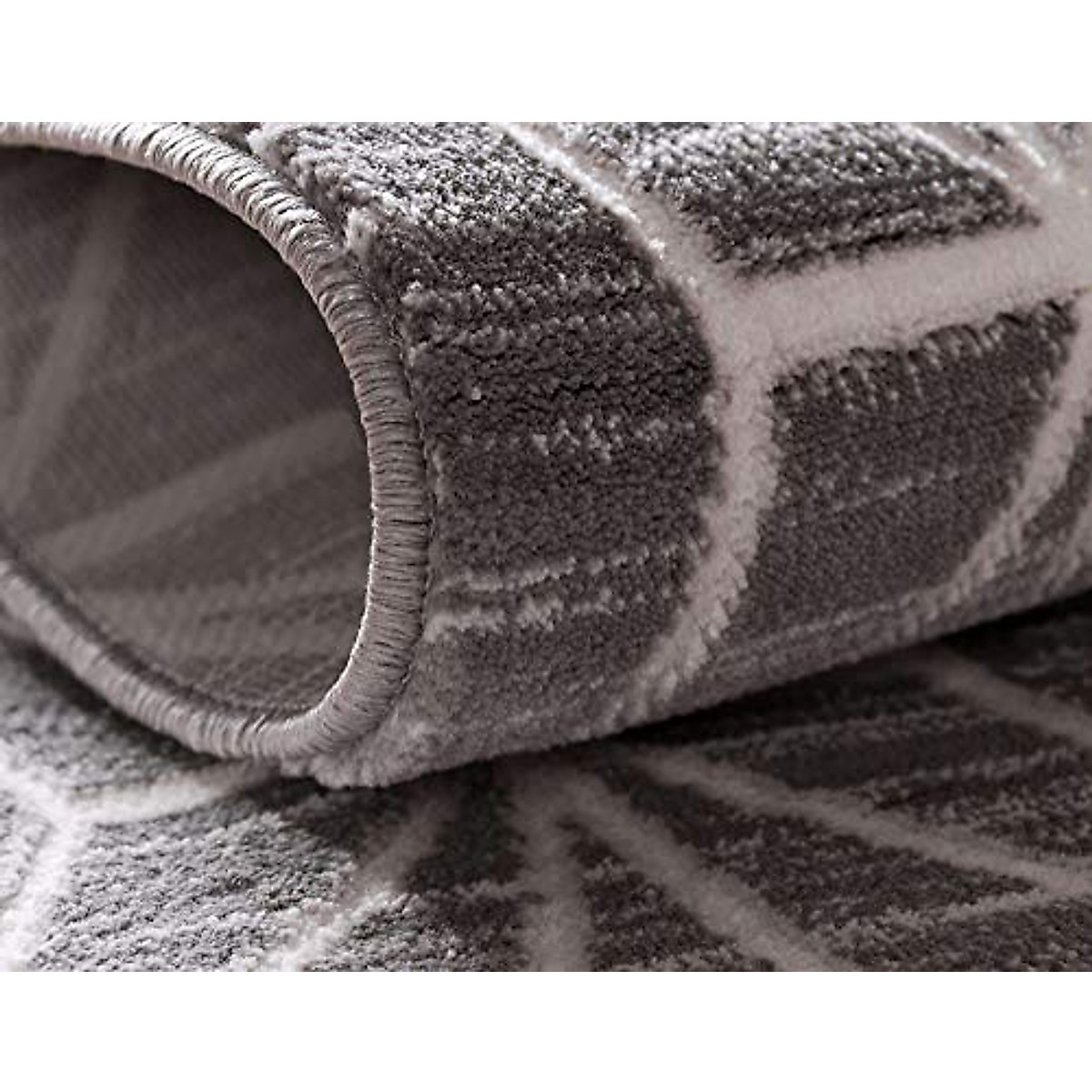 Jill Zarin Uptown Collection Area Rug - Fifth Avenue (2' 2" x 6' 1" Runner, Gray/ Ivory)