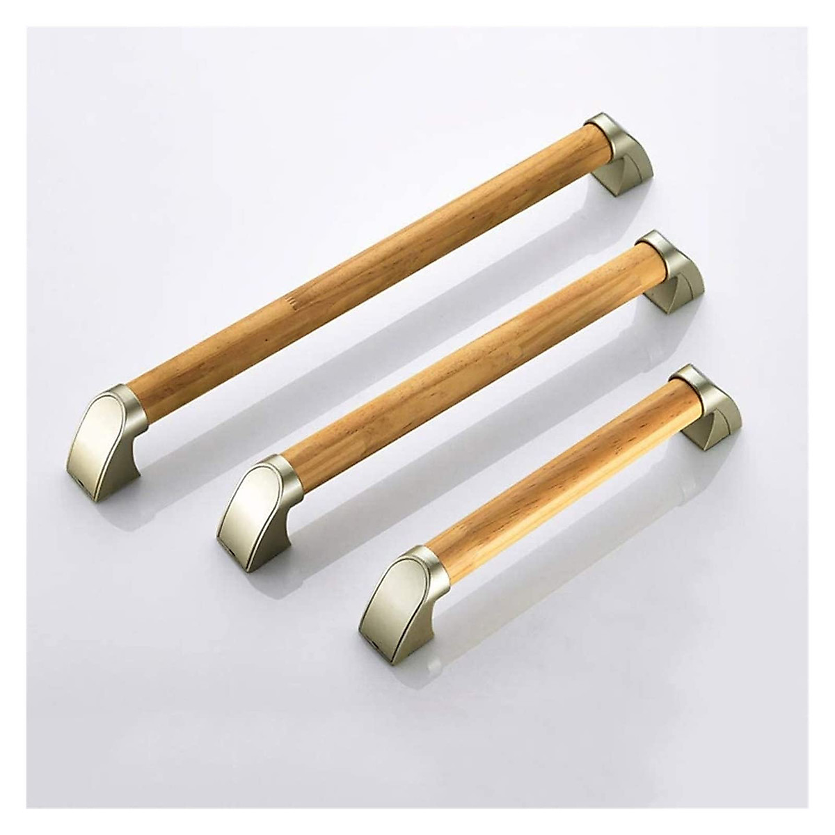 XXSLY Grab Bars Grab Rail handrail Showers and Walls Wooden Bathroom，Bath and Showers Disabled and Elderly, Waterproof Anti-Slip Safety Support Handrail Stairs and Corrido (Size : 50cm)