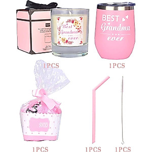 MEANT2TOBE Best Grandma Ever Gifts, Best Grandma Ever Tumbler, Christmas Gifts,Best Gifts for Grandma, Best Grandma Gifts, for Mother’s Day, Birthday, Christmas, Birthday Gift Ideas for Grandma