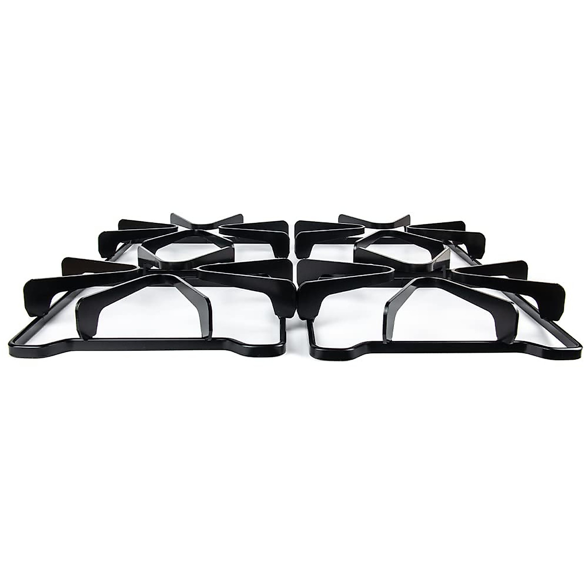 8053458 4 Pack of Gas Range Burner Cooking Grate for Compatible with Whirlpool WPW10268483 W10268483 8053580 AP6018155 PS11751457