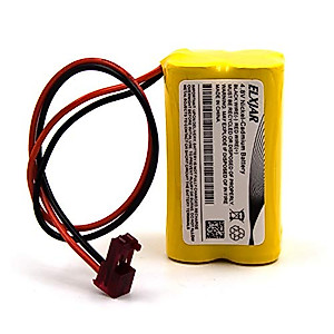 elxjar (5-Pack) 4.8V 1000mAh Ni-CD Battery Pack Replacement for Sure-Lites SL026155 SL-026155 SL-026-155 Max Power Exit Sign Emergency Light