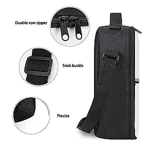 feprena Music Lunch Bags for Women,Musical Notes Instrument Violin Cello,Leakproof Insulated Lunch Box,Reusable Zipper Cooler Tote Bag for Work,Picnic,Camping,Purple Red