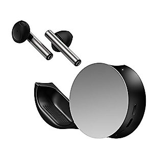 Phiaton ODDICT TWIG True Wireless Earbuds, EQ App, Bluetooth Earbuds with Silicone Tips, Wireless Quick Charging, Touch-Control, Dual 12mm Carbon Drivers, Aluminum Gray