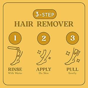 MOOM Organic Brazilian & Bikini Wax Kit - Hair Removal Glaze with Cucumber & Green Tea, Ideal for Sensitive Skin - Includes 18 Reusable Waxing Strips & 6 Waxing Application Sticks - 3 oz. Jar, 1 Pack