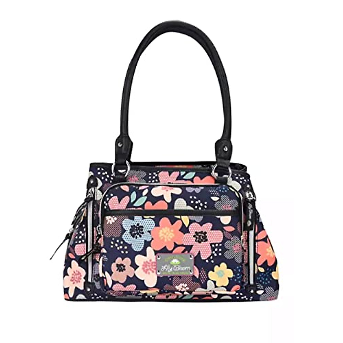 Lily Bloom Maggie Satchel Handbag (Pop Art Posy)