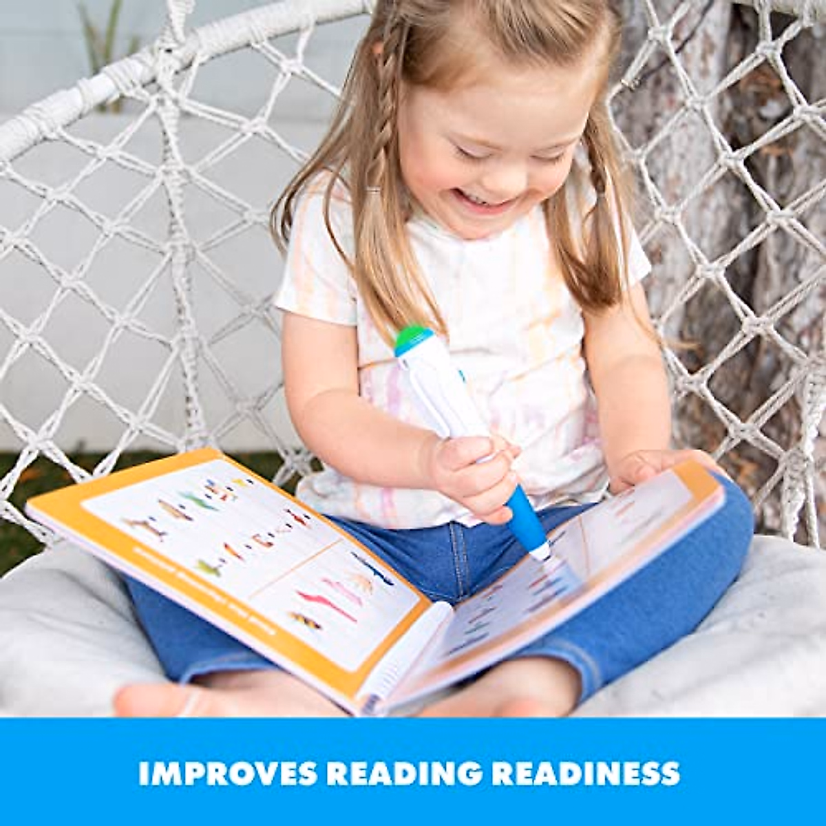 Educational Insights Hot Dots Let's Learn Pre-K Reading Classroom Bundle 4 Pack- Learn to Read Preschool Workbook with Interactive Pen, Ages 3+