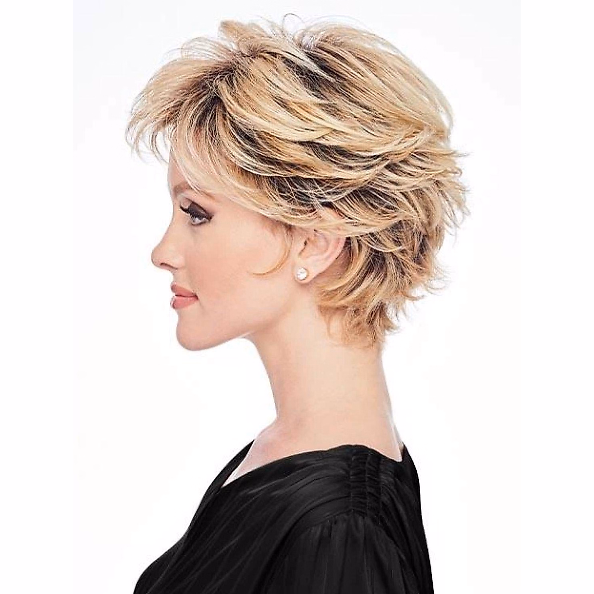 Bundle - 3 Items: Flirty Flip Wig by Hairdo, Christy's Wigs Q & A Booklet & Wide Tooth Comb - Color: SS1488