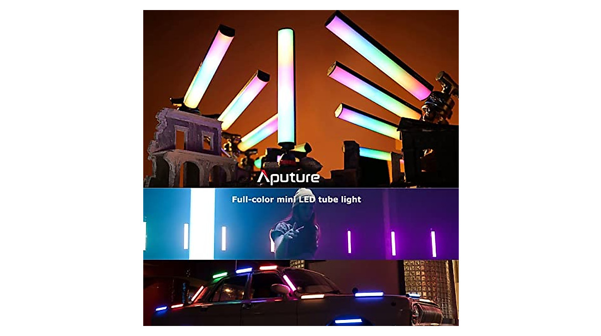 Aputure MT Pro RGB Wand – 7.5W Bi-Color Pixel-Mappable LED Light