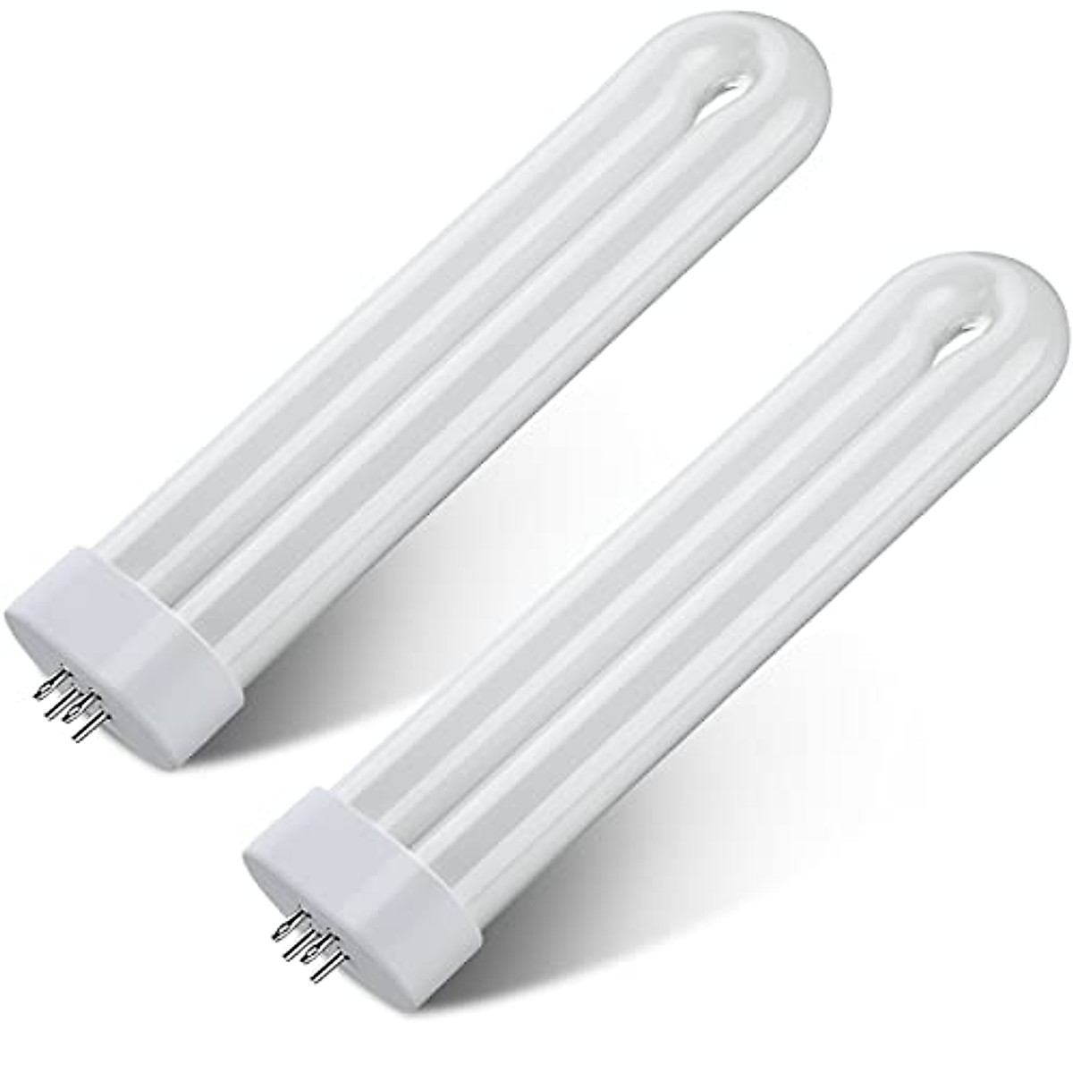 Kittmip Bug Zapper Replacement Bulbs U Type FUL15W BL with 4 Pin Base, U Shaped Twin Tube Bulb Fluorescent UV Lamp Tube 2 Count (Pack of 1)