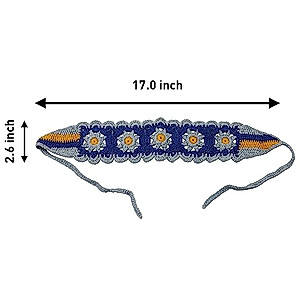 3PCS Knitted Headbands Hippie Wool Braided Hair Headband Boho Vintage Bandana for Girls and Women (Green, Orange, Blue)